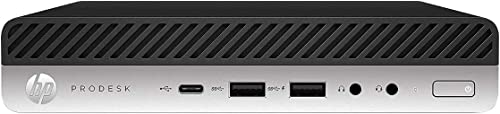 HP ProDesk 600G4 Micro Desktop Computer | Hexa Core Intel i5 (3.2) | 8GB DDR4 RAM | 250GB SSD Solid State | Windows 11 Professional | Home or Office PC (Renewed)