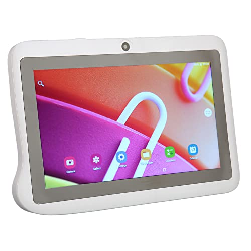 lennis Kids Tablet, HD Tablet 7 Inch LCD 5000mAh Battery 2GB RAM 32GB ROM ABS Case US Plug 100‑240V for Gaming (US Plug)