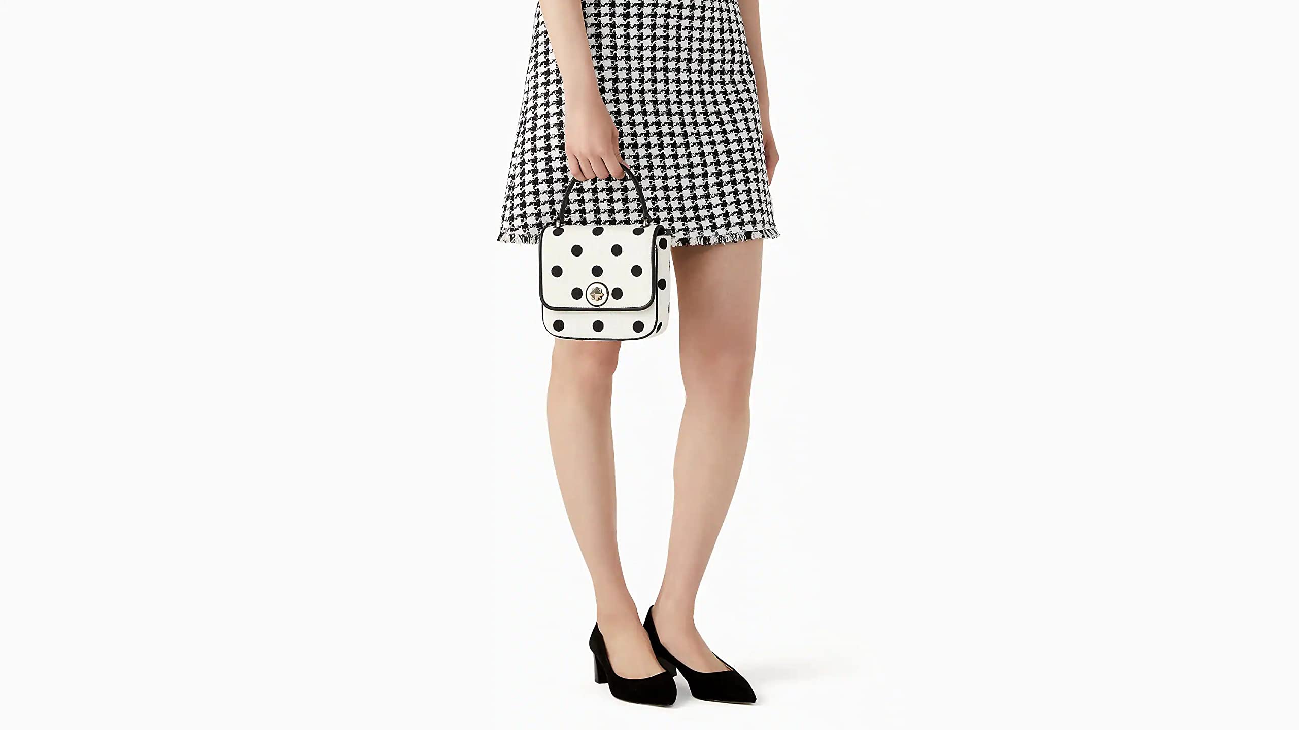 kate spade new york Natalia Crossbody Handbag (Cream Multi Dots)