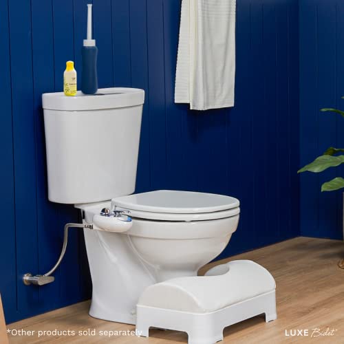 LUXE Bidet Portable Travel Bidet - 450-mL Capacity, Non-Slip, Ergonomic Bottle with Retractable Nozzle and High-Quality Storage Bag