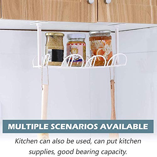 LILYRIN Desk Tray Wire Cable Tray Organizer for Office & Home, White