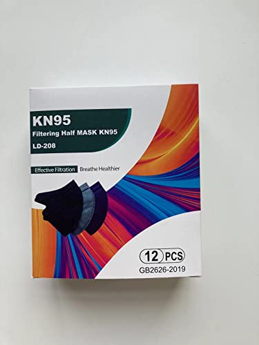 KN95 Masks, Colorful Individually Wrapped KN95 Face Mask for Men Women, Breathable & Comfortable Disposable Cup Dust Mask for Adult with Adjustable Nose Clip, 5 Layers Filter Efficiency≥95%, 30 Packs