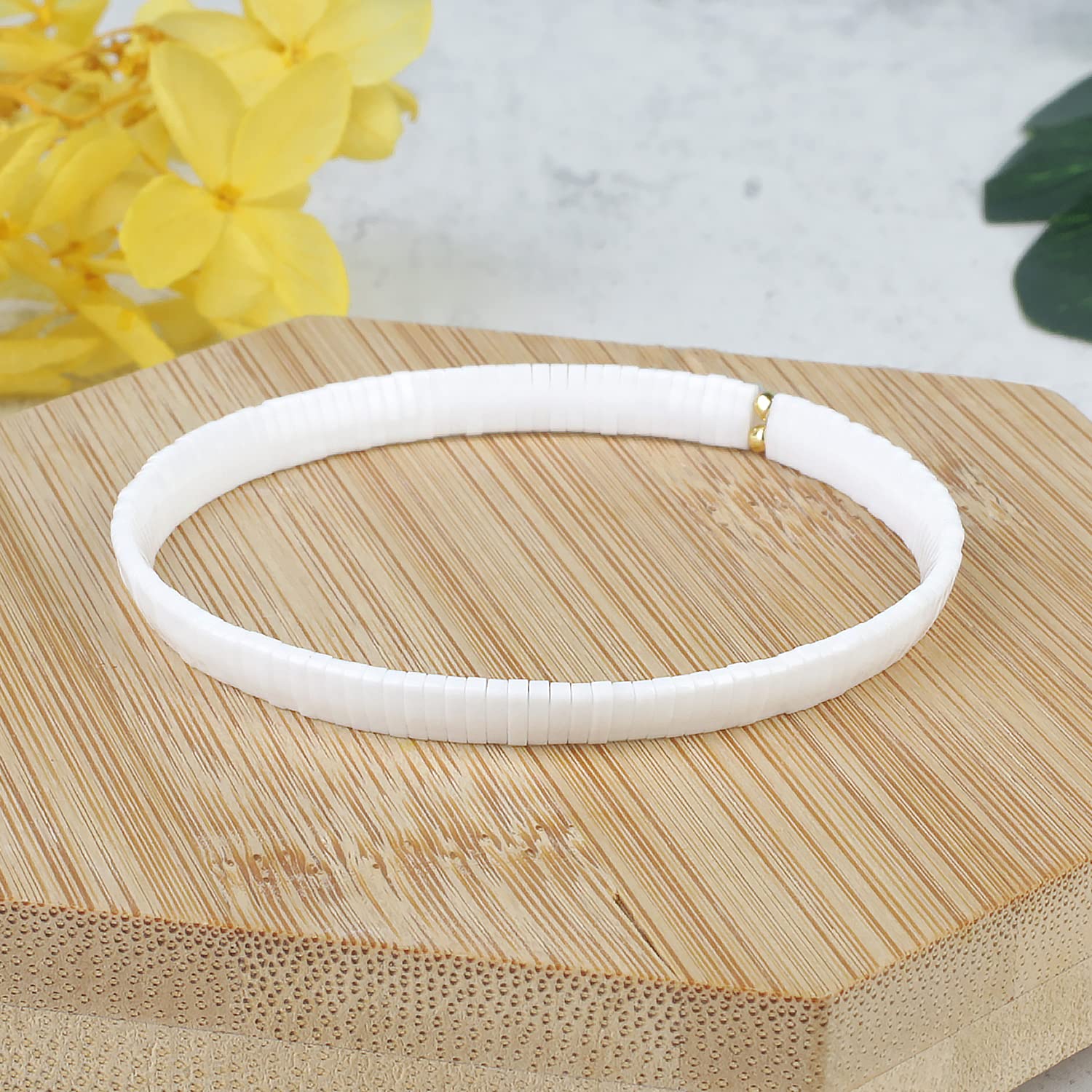 KELITCH Stretch Bracelets Miyuki Tila Beads Bracelets Colorful Friendship Bracelets for Women (12M)