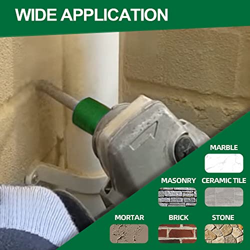 KURSTOL Diamond Mortar Raking Bit - 5/16" x 4" with 58-11 Thread for Brickwork Joint Mortar Removal Masonry,Stone,Concrete Angle Grinder Bit