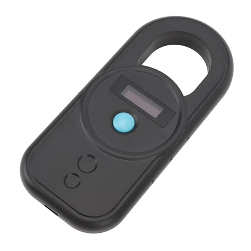 Pet Tag Scanner, Accurate Recognition Pet Microchip Reader USB Interface Portable for Farm Management (Black)
