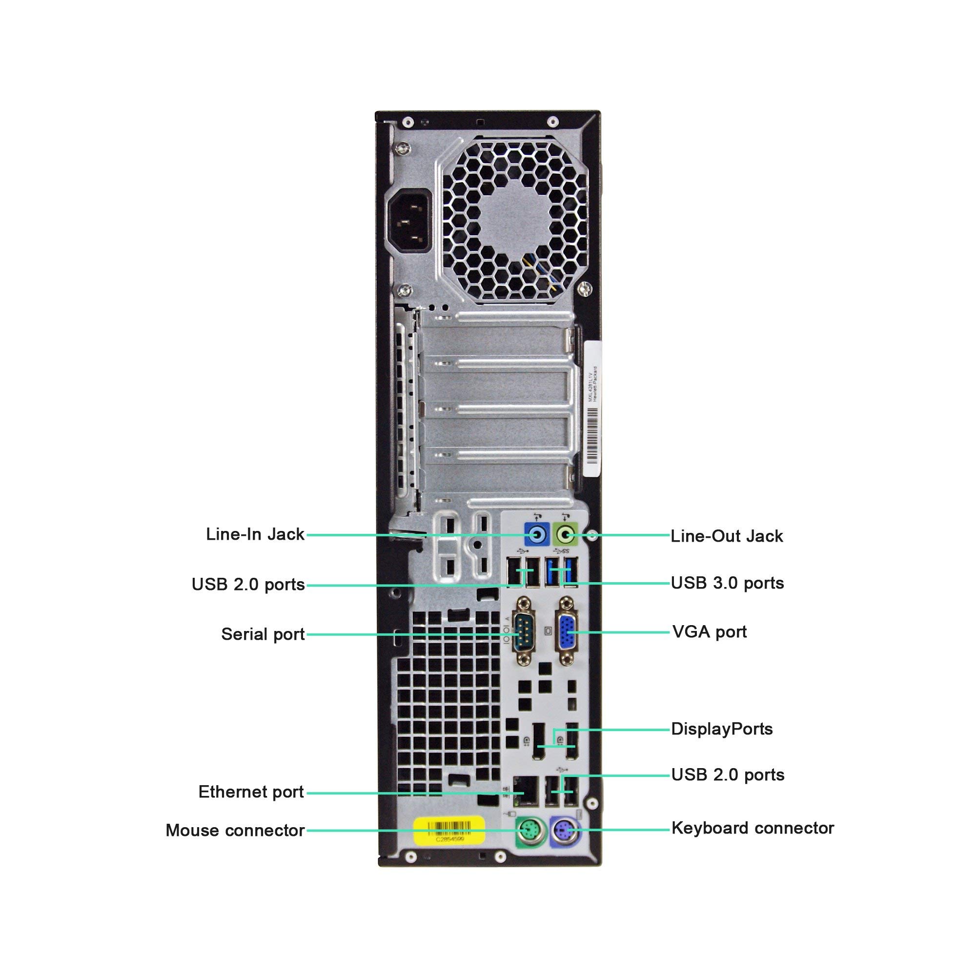 HP EliteDesk 800 G1 Small Form Desktop Computer - Intel i7-4770, 16GB Ram, 1TB SSD + 500GB HDD, WI-FI, NVIDIA GT 710 HDMI 4K Support, VGA - Windows 10 Pro (Renewed)