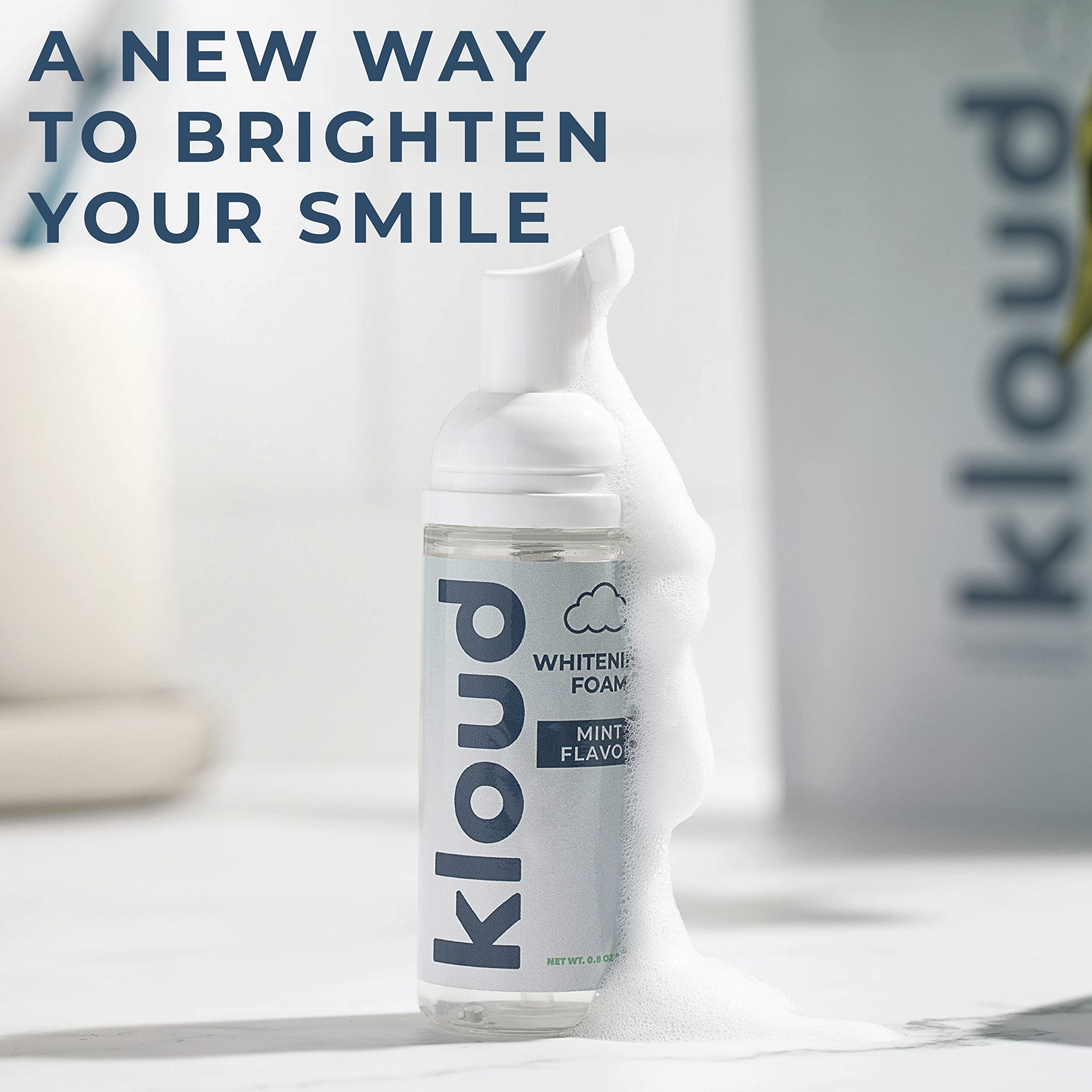 Kloud Premium Whitening Foam - Teeth Whitening for Sensitive Teeth, Whitening Without The Harm