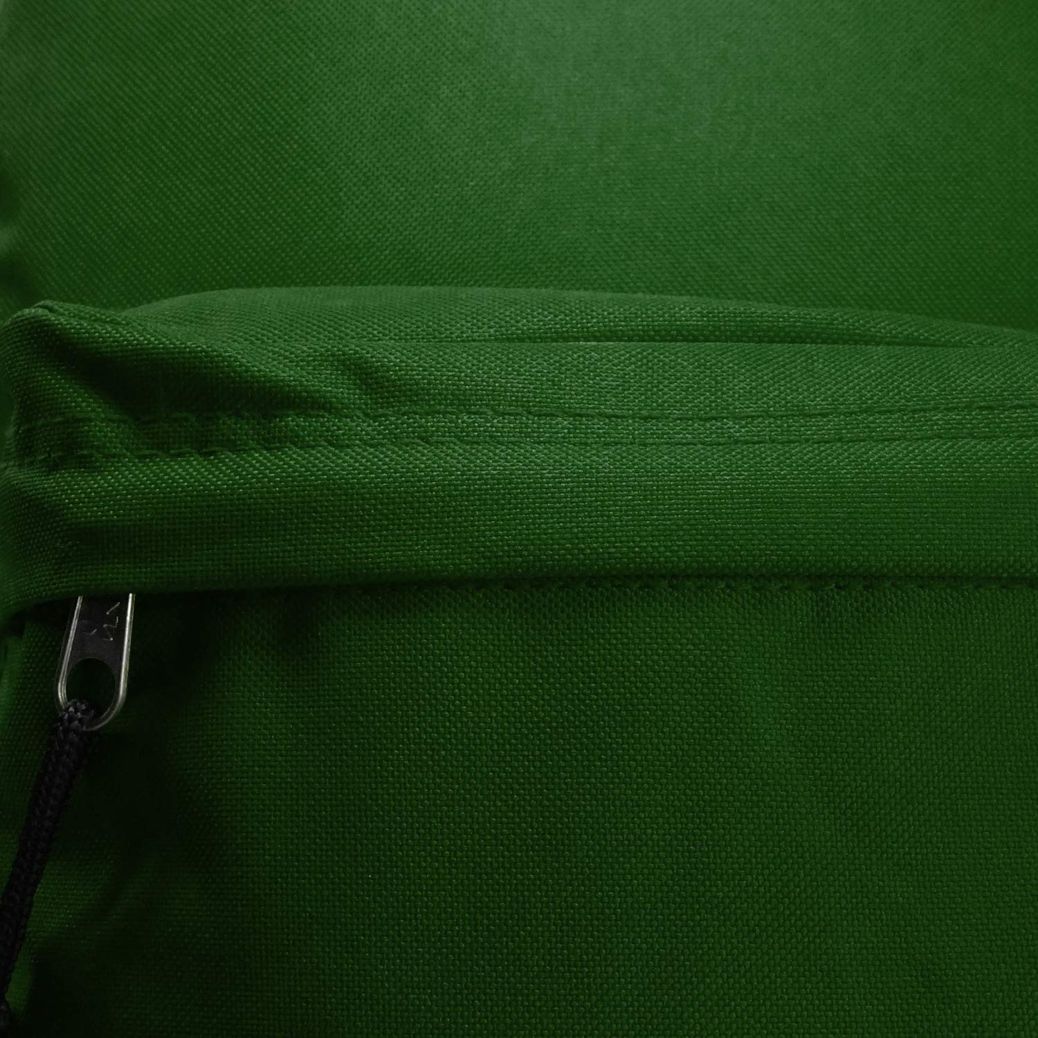 K-Cliffs Basic Backpack Classic Simple School Book Bag Student Daily Daypack 18 Inch (Green)