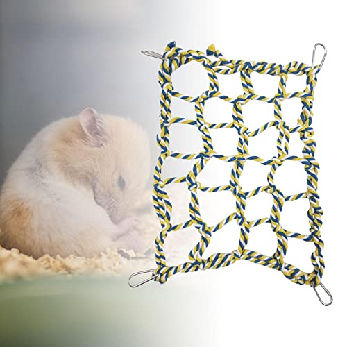 MagiDeal Bird Toys Hamster Hammock Rope Parrot Hammock Climbing Toy Climbing Toys Cage Toys Ladder Climbing Net for Parakeet Pet Parrot