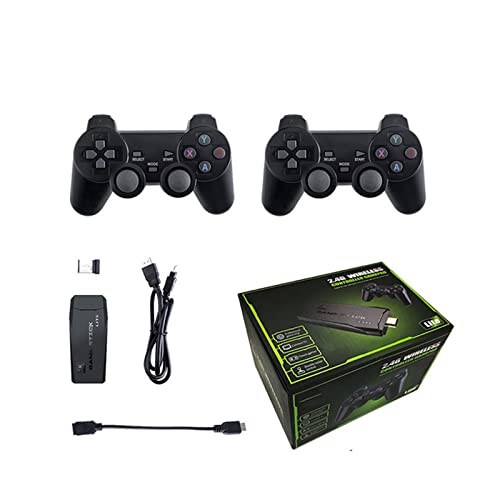 KONSEV Game Controller Portable Video Game Console, 4K, 2.4G, Wireless Control, Compatible with Wireless Retro Classic Video Game Console Game Accessories