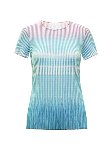K-Swiss Women's Pleated Short Sleeve Crew (Angel, Medium)