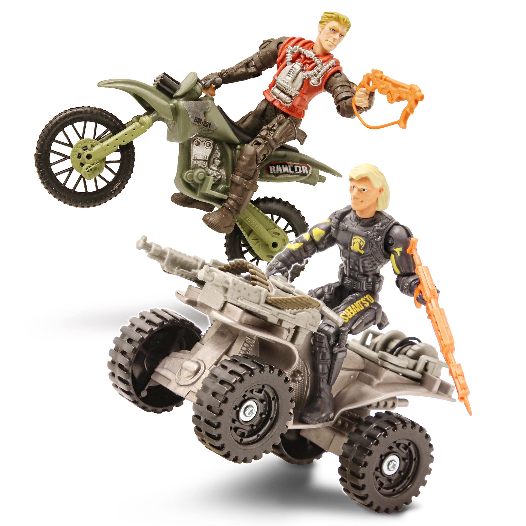 Lanard The Corps! Universe: Ultimate Battle Pack - Mini-Figure Combat Set, Includes 8 Action Figures, Patrol Attack Vehicles & Accessories, Kids Ages 3+