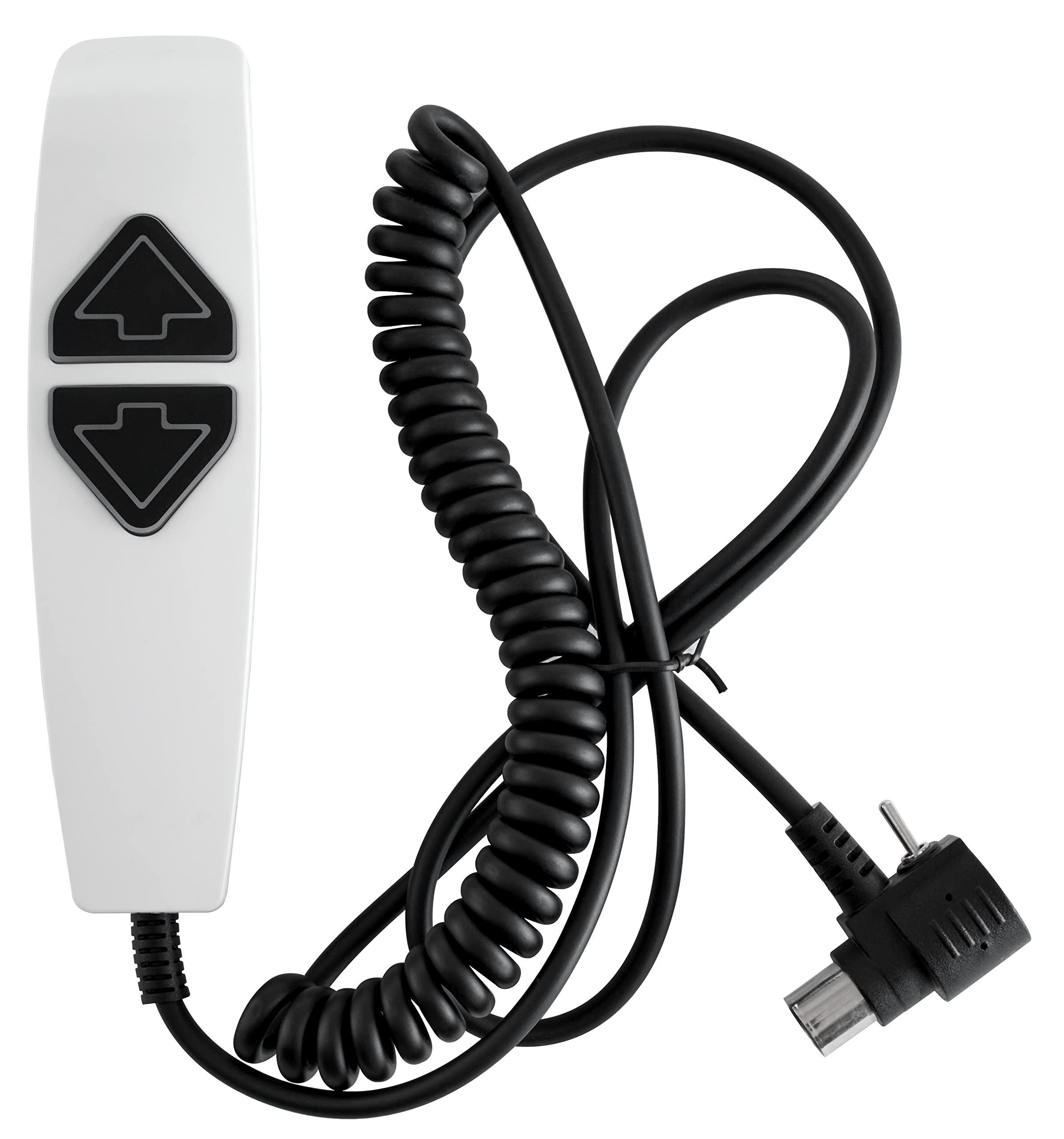 Hommoat Remote Replacement with 5 Pin and USB Charge Port for Power Lift Chair & Power Recliner, 2 Lighted Buttons (White)