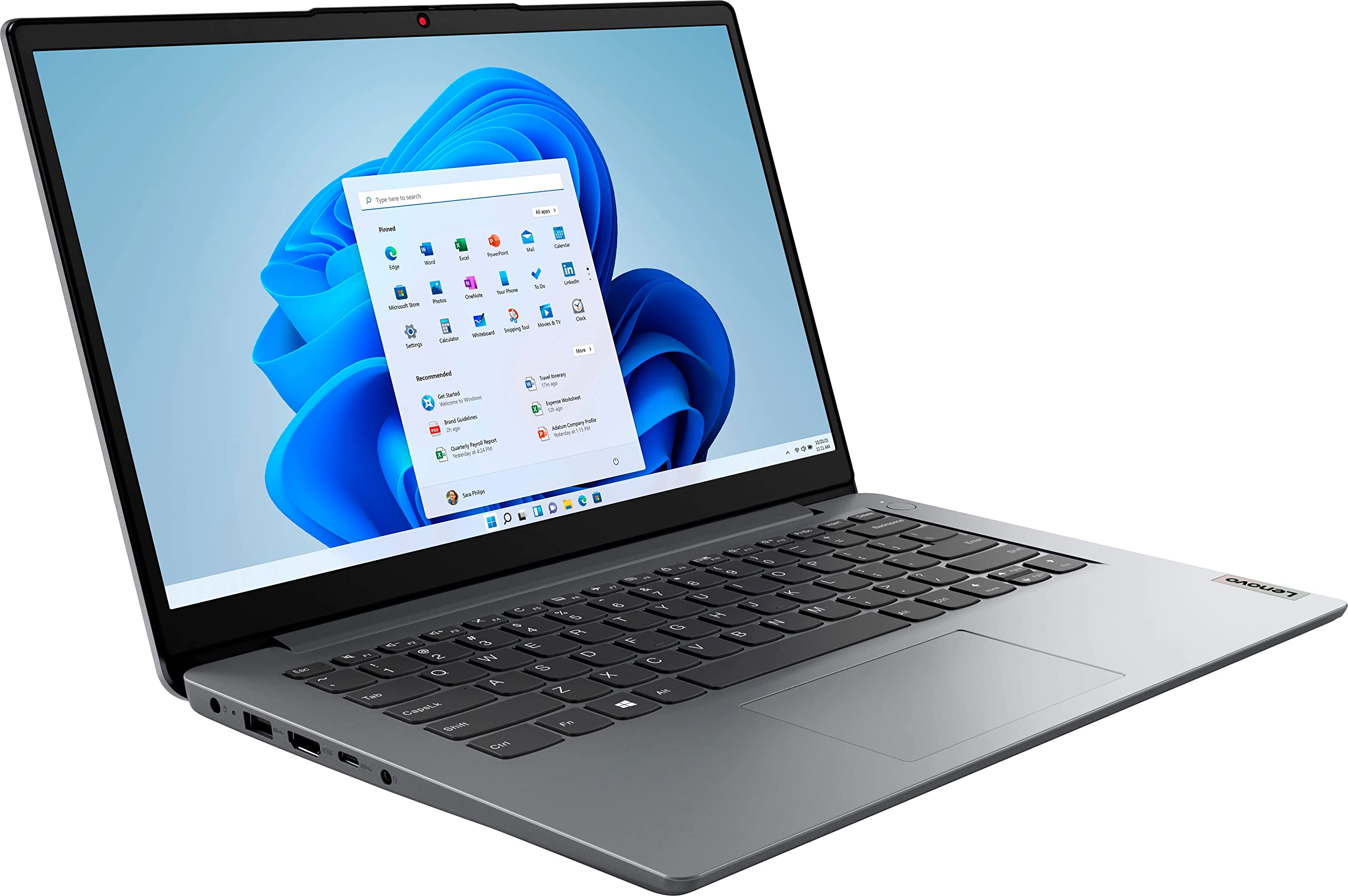 Lenovo Latest IdeaPad 1i 14 Laptop, 14.0" HD Display, Intel Celeron N4020, 4GB RAM, 64GB eMMC + 512GB M.2 SSD, Intel UHD Graphics, Win 11 Home in S Mode, Cloud Grey