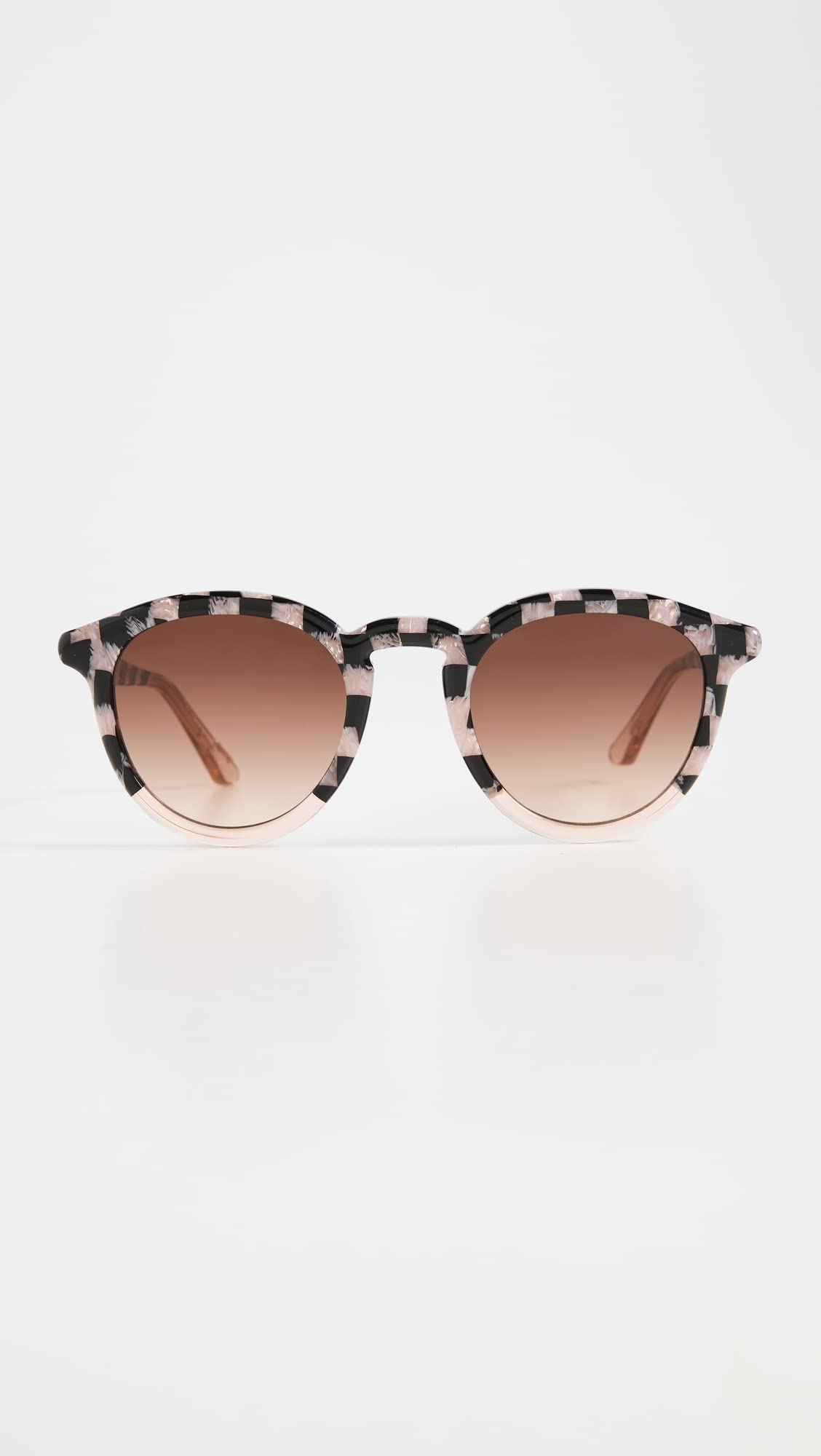 Krewe Women's Collins Harlequin To Petal Sunglasses, Harlequin to Petal, Brown, Print, One Size