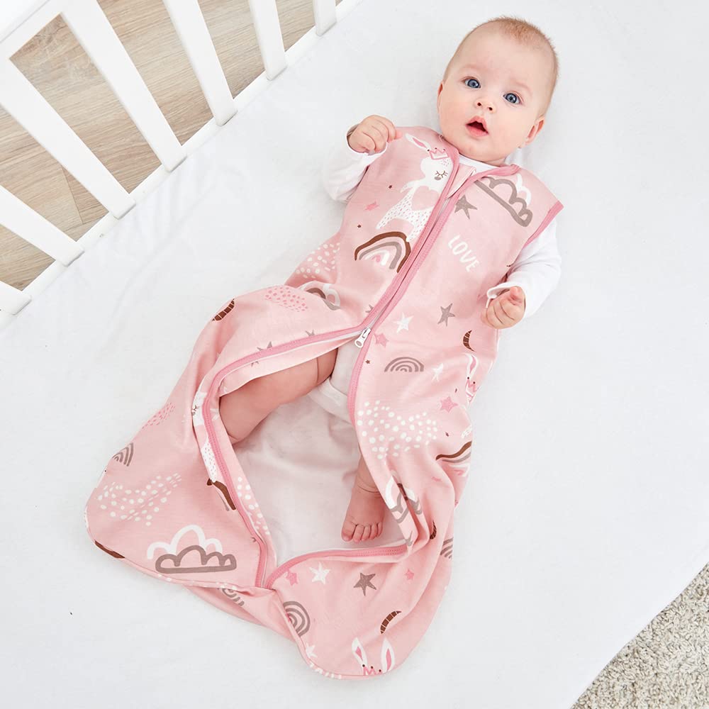 Looxii Baby Sleep Sack 12-18 Months 100% Cotton Wearable Blanket Baby Swaddle Transition Sleeping Bag Soft Comfortable