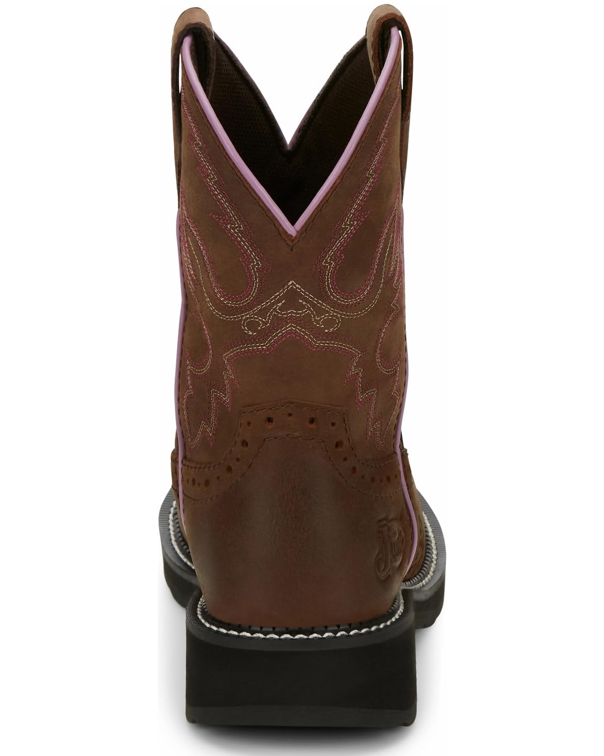 Justin Women's Wanette Western Work Boot Steel Toe Distressed Brown 7.5 M US