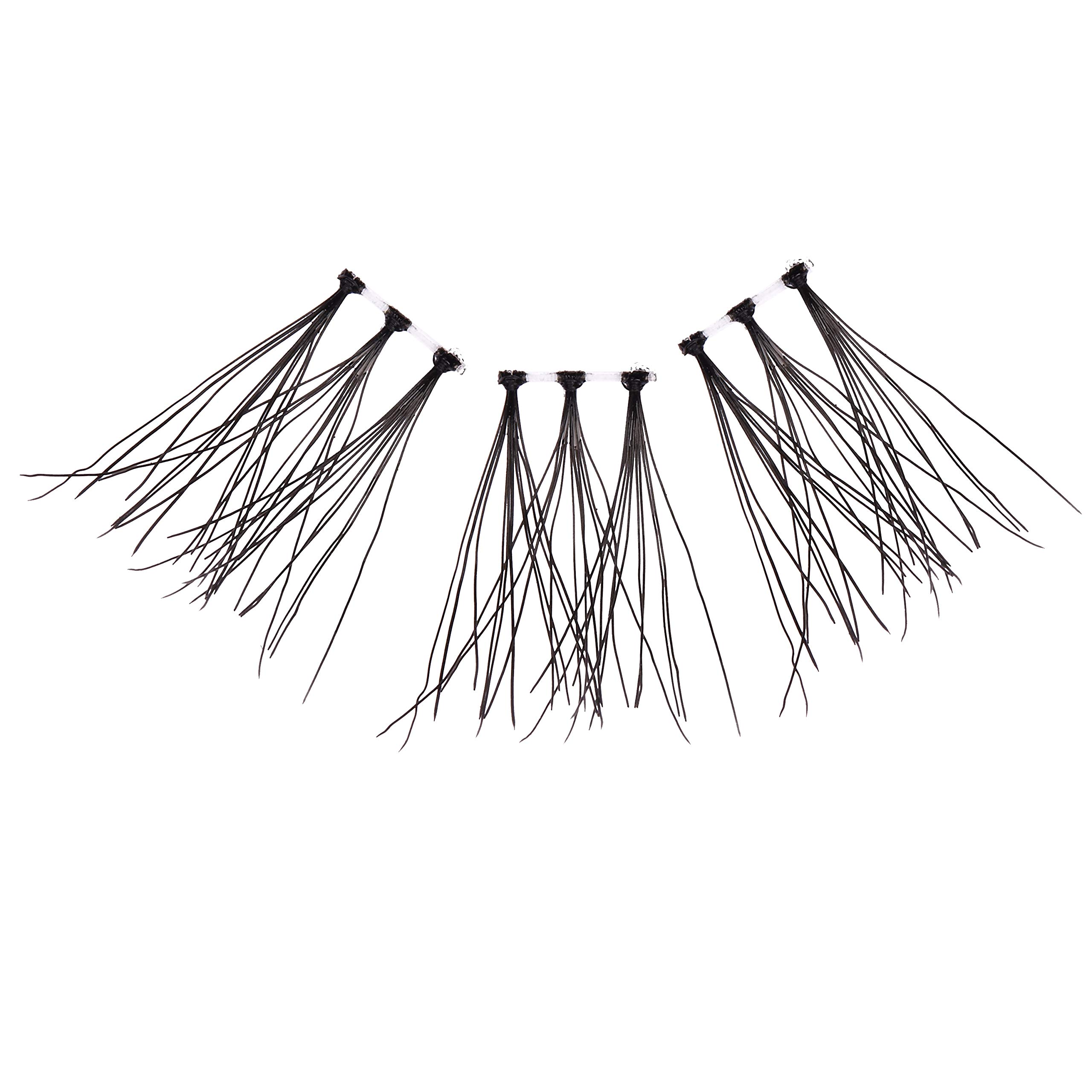 i-ENVY by KISS Trio Lash Classic Medium 30 Lashes (Pack of 6) Natural Style 3X Faster Easier Application
