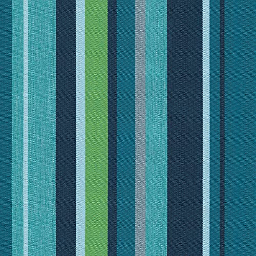Honeycomb Outdoor Stripe Poolside Deep Seating Patio Cushion Set: Resilient Foam Filling, Weather Resistant and Stylish Set, Seat: 24" W x 23" D x 6.5” T; Back: 27" W x 24” L