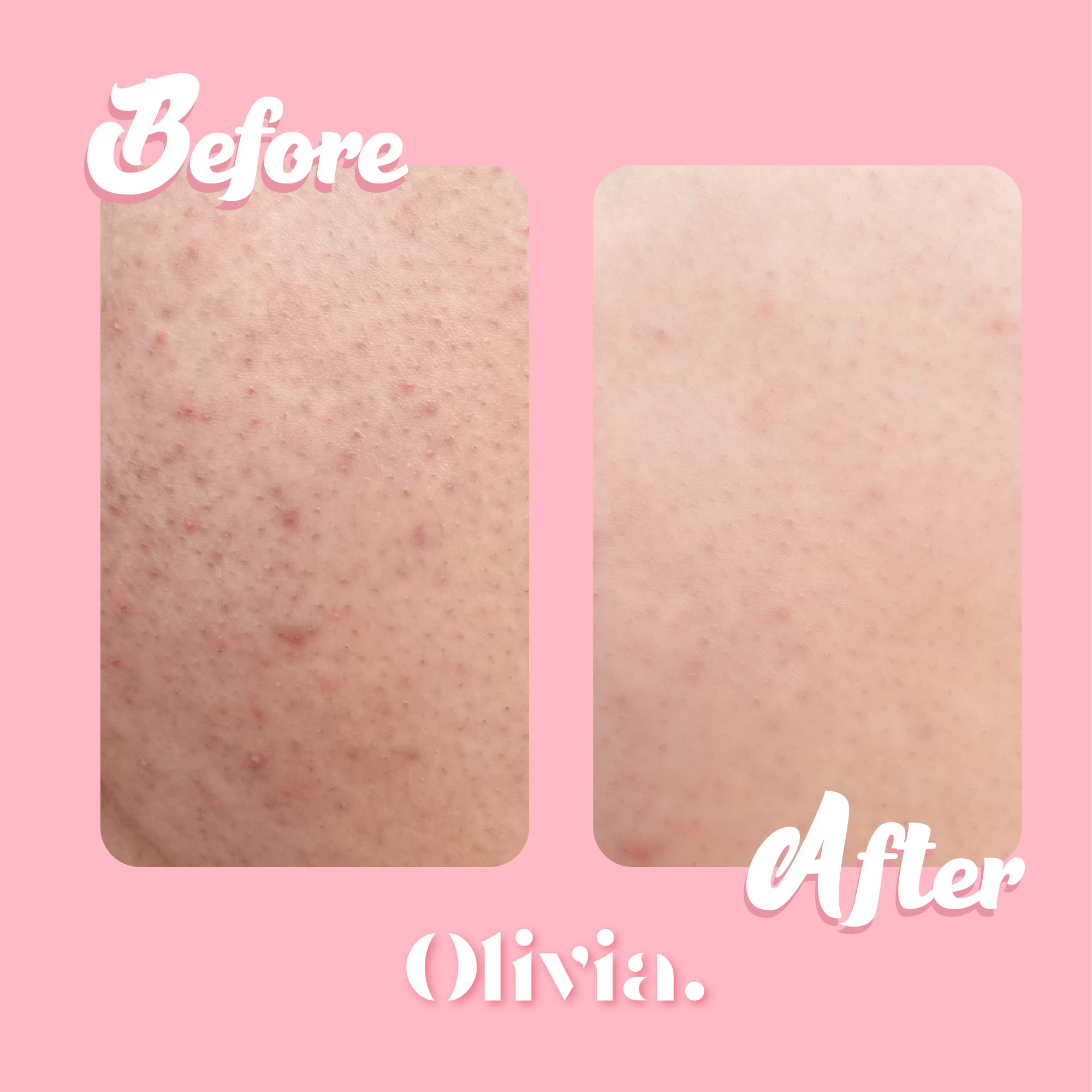 Olivia Legs & Thigh Pre Shave Scrub, Shave & Moisturize Bundle