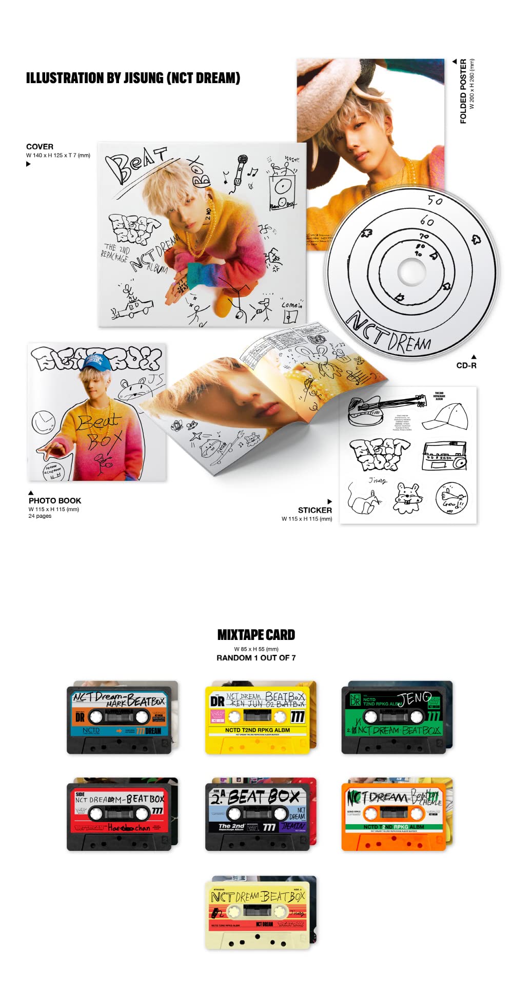 NCT Dream - Beatbox [Digipack ver.] CD (Random ver.)