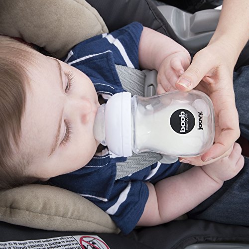 JOOVY Boob Glass Bottle & Sleeve, 5 Ounce
