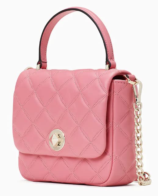 kate spade new york Natalia Small Flap Crossbody Bag (Bright Blush)
