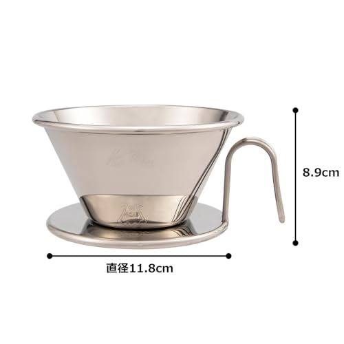 Kalita Coffee Dripper 'TSUBAME' WDS-185 2-4 Person Use Stainless Steel 5097