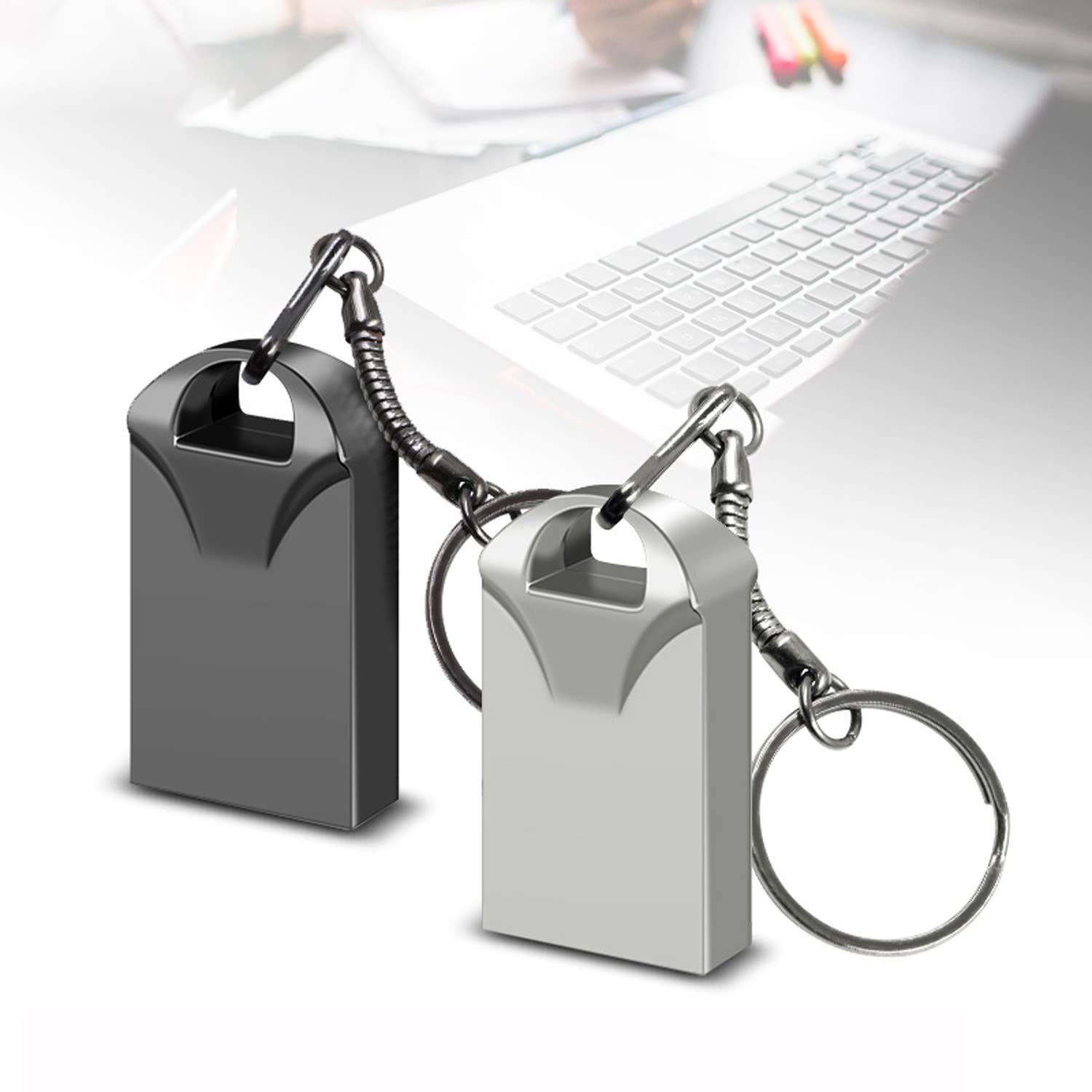 Mini USB Drives Flash Memory Sticks Thumb Drive pendrive U Disk for car Music (4GB Silver)