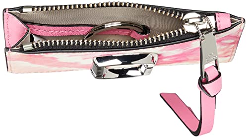 Marc Jacobs TIE DYE SNAPSHOT TOP Zip Multi Wallet Women's Multi-Color Pink [Parallel Import]