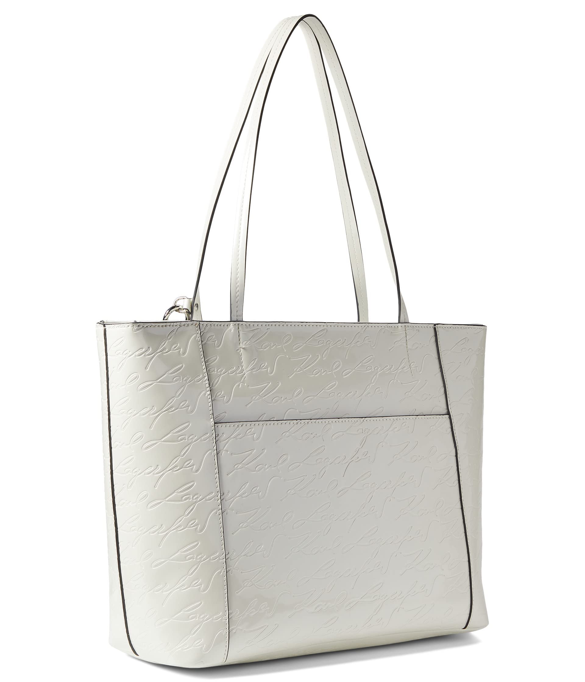 Karl Lagerfeld Paris Gifting Tote Pearlized White One Size