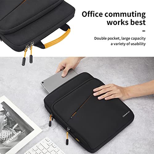 Omnpak 12.9 inch iPad Bag Tablet Sleeve Bag Carrying Case Tablet Shoulder Bag with Storage Pockets Fits iPad Pro 12.9 M2, iPad 10th/9th Generation, Surface Pro 7+/7/6/5/4/3