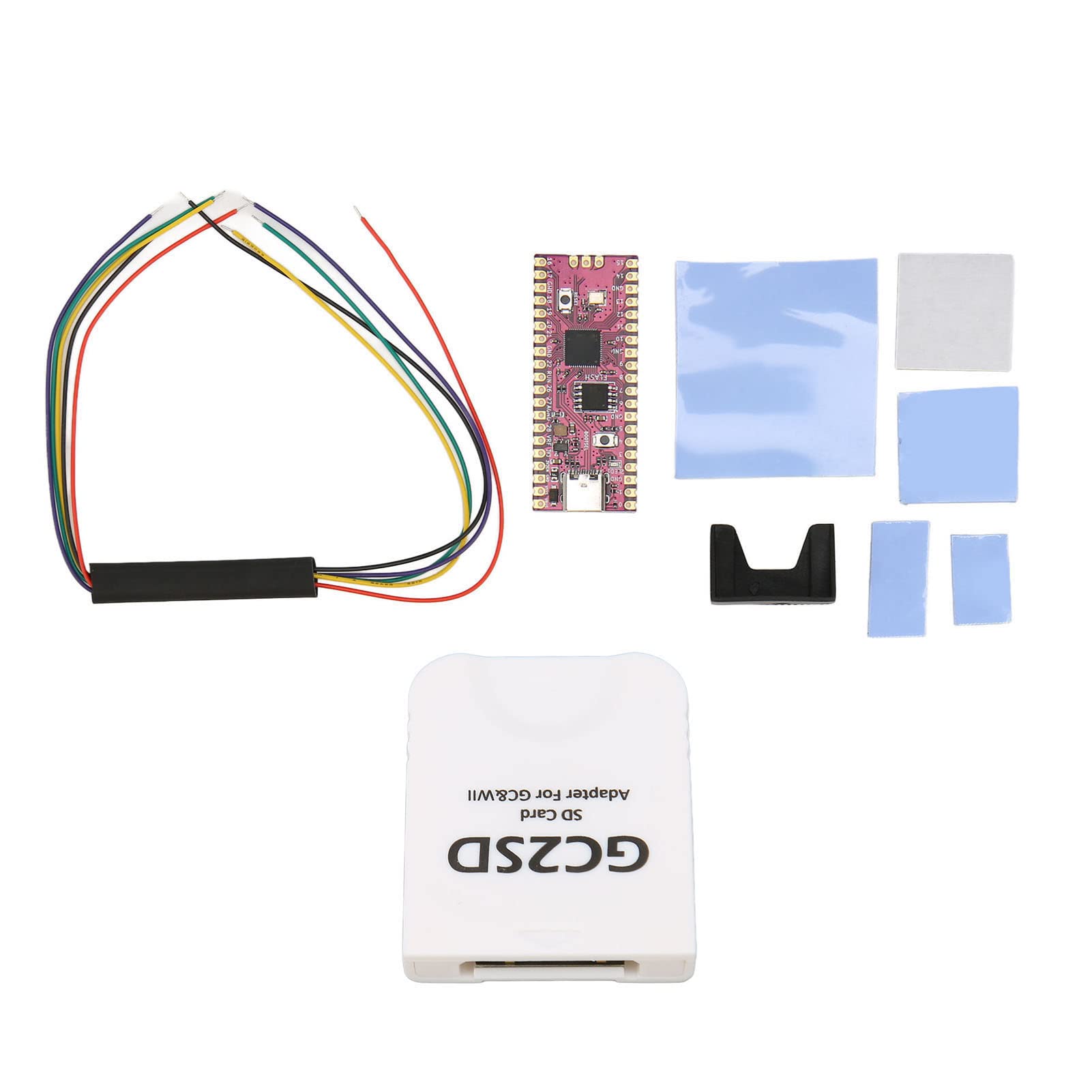 Microcontroller Replacement Modchip, Professional Dual Core Microcontroller Board Plug and Play USB C Interface for Game Console (White)