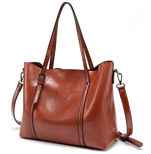 KKP Leather Purses and Handbags for Women Top Handle Ladies Shoulder Bags