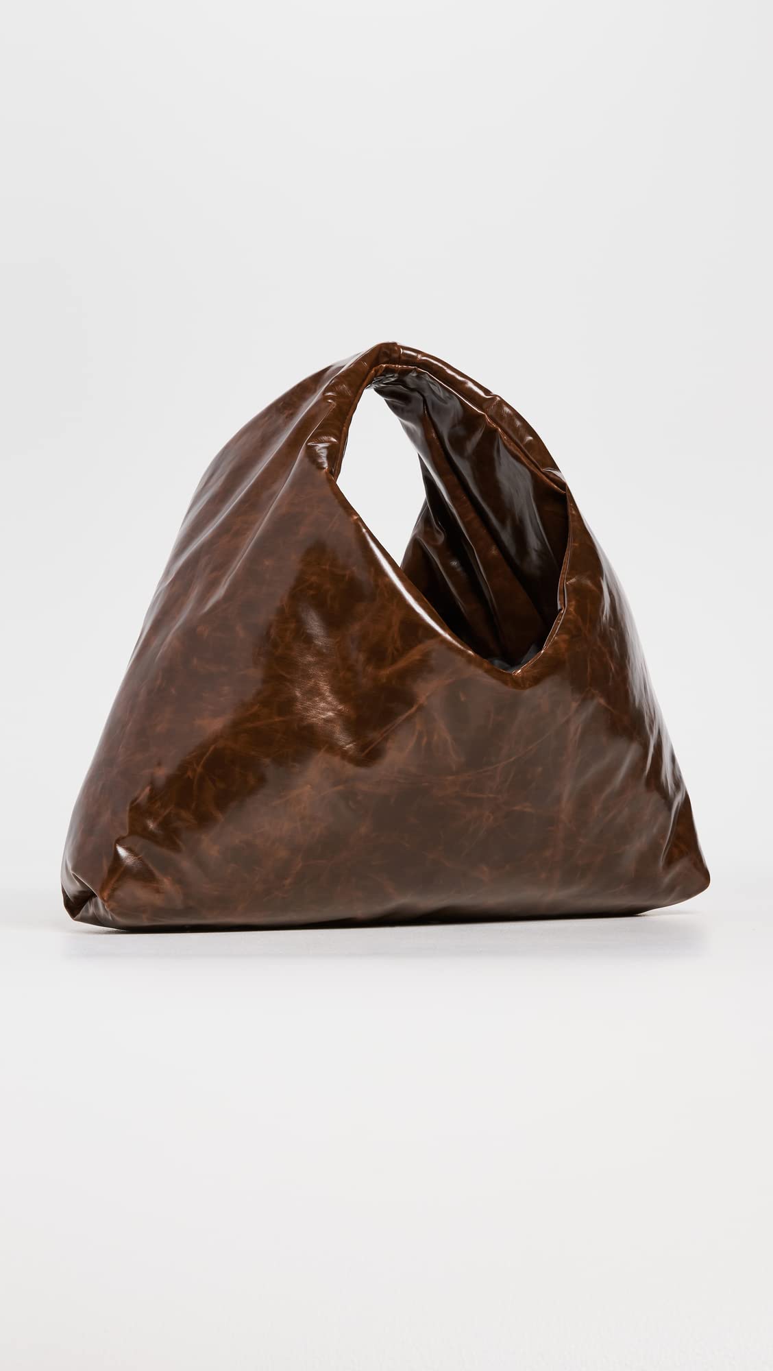 KASSL Women's Bag Anchor Hand Small Skai, Dark Brown, One Size