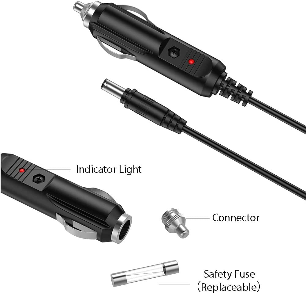 Parthcksi Car DC Adapter for Uniden BCD996P2 Bearcat Digital Mobile Scanner Auto Vehicle Boat RV Camper Lighter Plug Power Supply Cord Cable Charger PSU