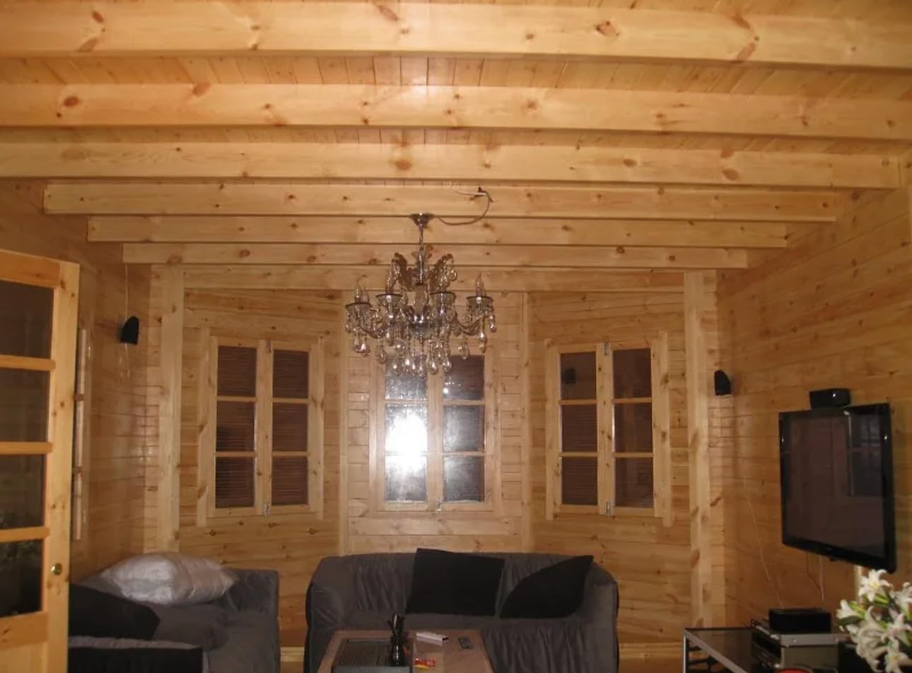 Prefabricated Wooden Cottage kit Log Home for Villas, Office, Home, Hotel