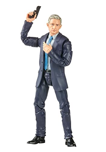 Marvel Legends Series Black Panther Legacy Collection Everett Ross 6-inch MCU Action Figure Toy, 1 Accessory, 3 Build-A-Figure Parts
