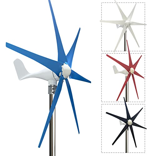 Mars Rock 58CM 22.83" Length High Strength Carbon Fibers Black Color Wind Blade Nylon Fiber Wind Turbine Blade for DIY Horizontal Wind Turbine Generator Windmill Assembling
