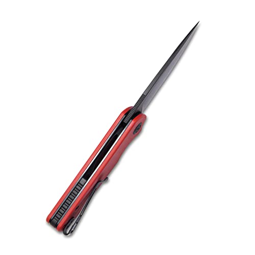 KUBEY Wolverine KU233E Folding Pocket Knife 2.91" D2 Blade and G-10 Handle with Reversible Clip for Hunting Camping and Outdoor