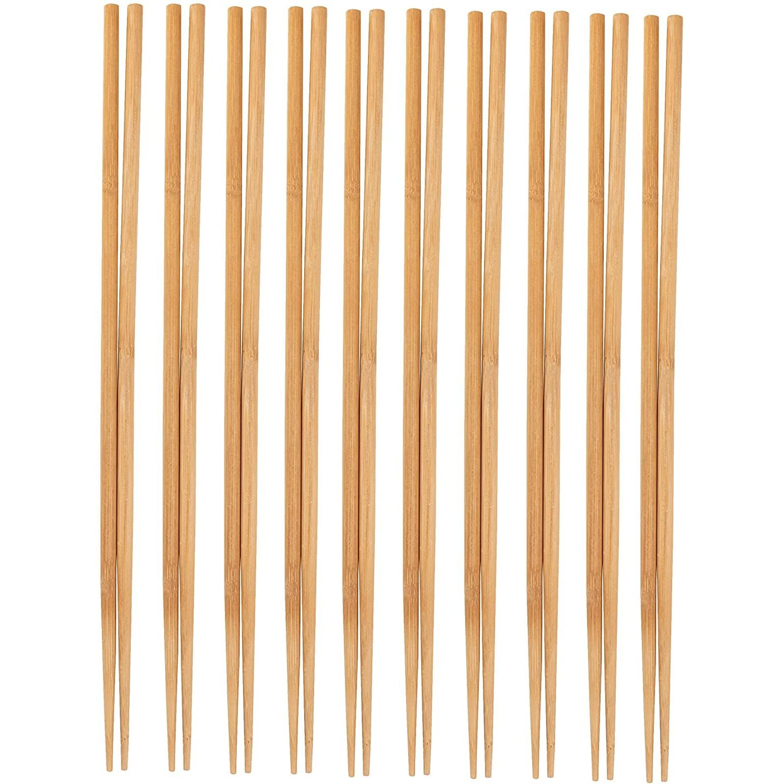 Juvale Cooking Chopsticks - 10-Pack Extra Long Cooking Chopsticks, For Cooking, Frying, Hot Pot, Noodles in Chinese and Japanese Style, Natural Bamboo, 16.5 Inches
