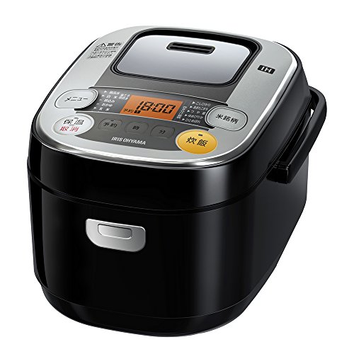IRIS OHYAMA"Meigara Daki" (Brand Rice Cooker) IH Rice Cooker 3Go (0.54L) RC-IB30-B (Black)【Japan Domestic genuine products】