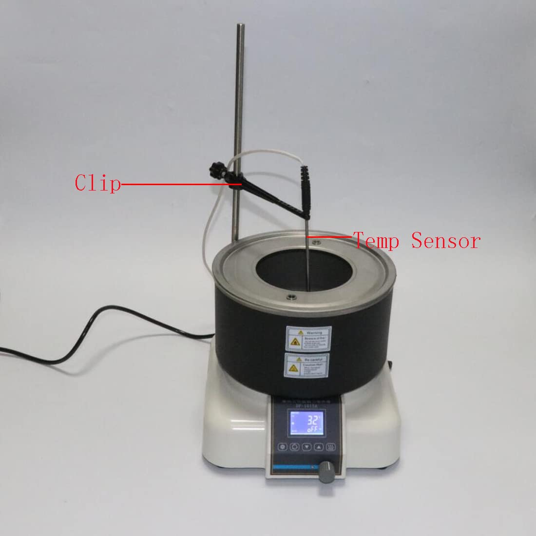 Magnetic Heating Stirrer, SHengwin 2L Lab Stirring Machine 110V Lab Thermostatic Water Bath Mixer