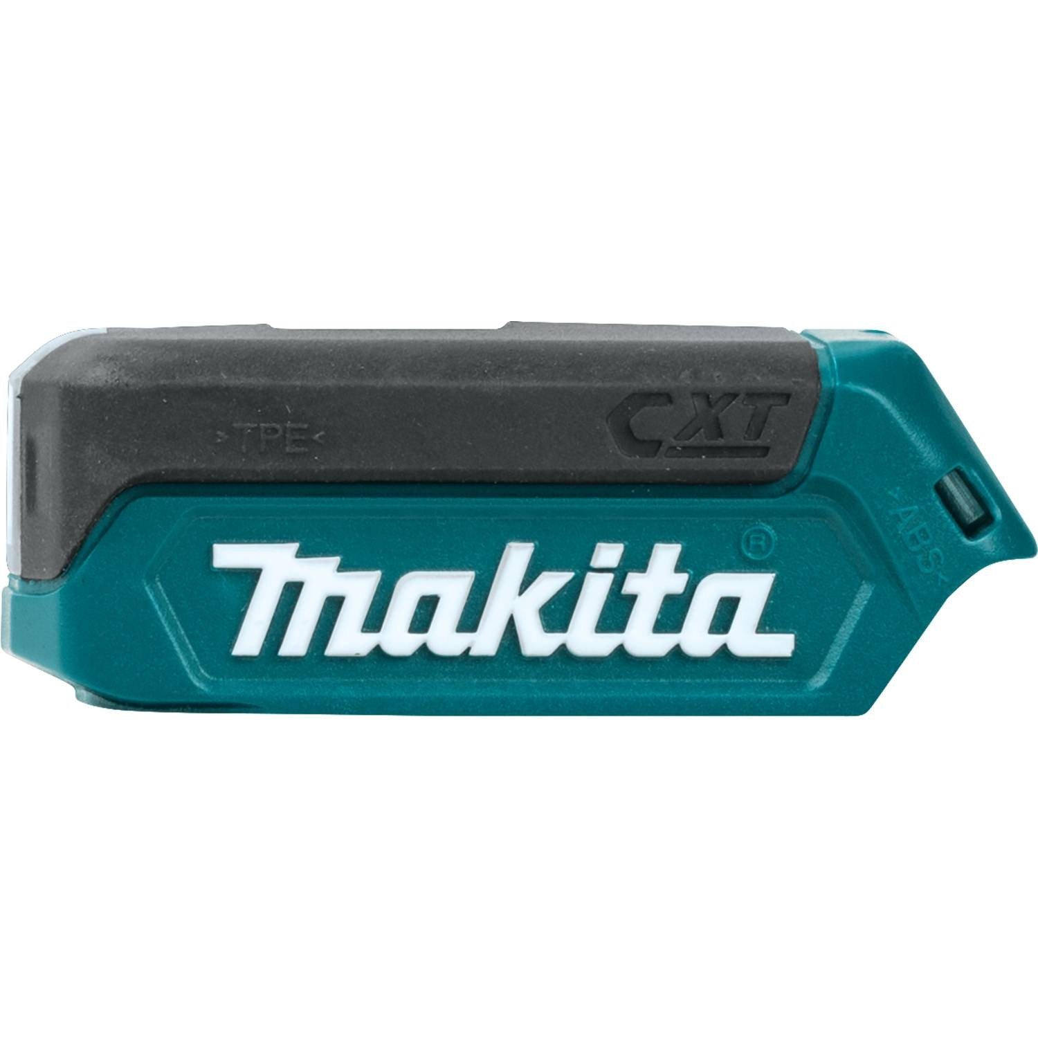 Makita LC09A1 12V MAX CXT Lithium-Ion Cordless Vacuum Kit (2.0Ah) with ML103 12V MAX CXT Lithium-Ion Cordless L.E.D. Flashlight
