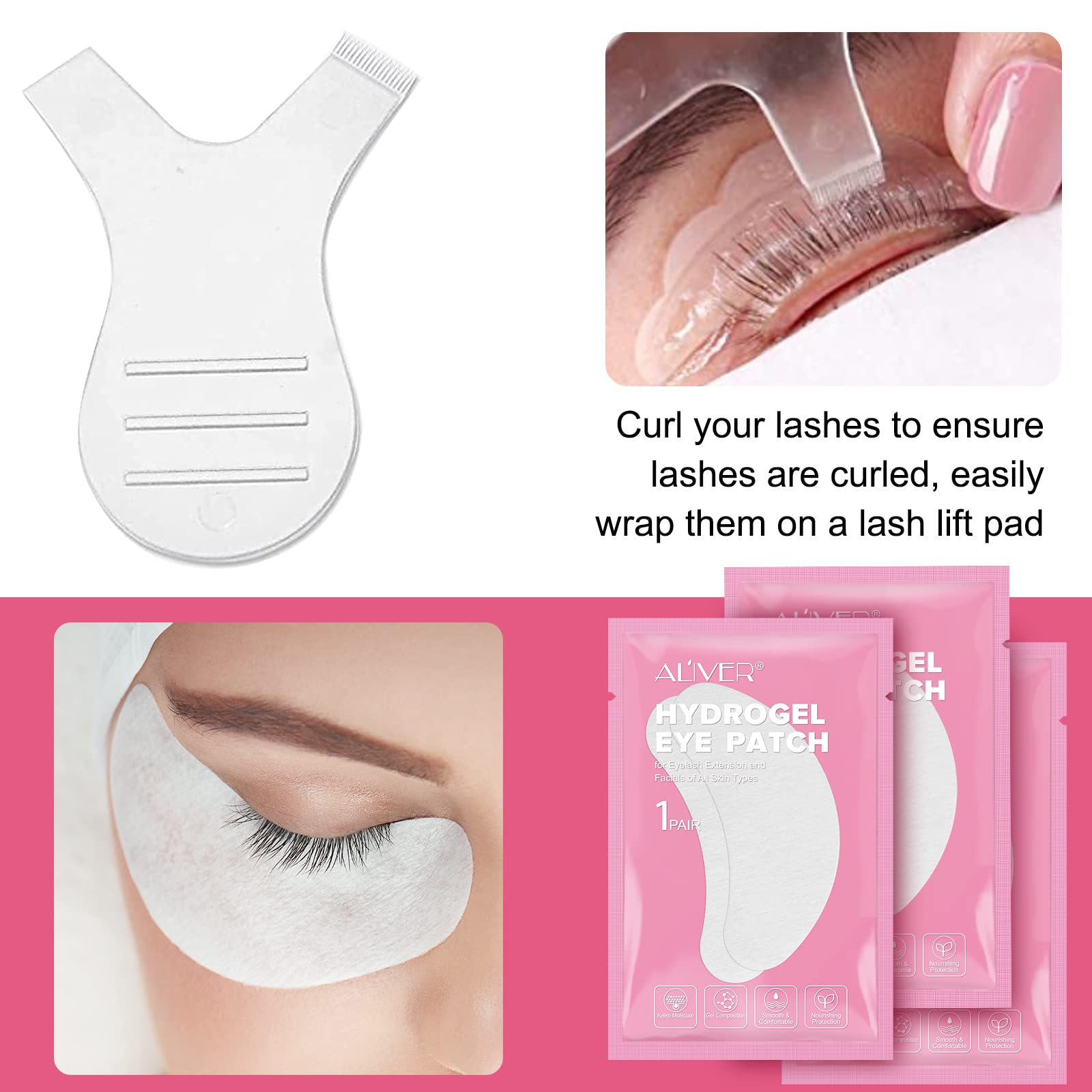 Lash Lift Kit Eyelash Perm Kit - 2023 Upgraded Semi-Permanent Curling Lash Perm kit Professional Eyelash Lash Extensions For Beautify Your Lashes, Long Lasting Wave Lash Curling Home or Salon Use