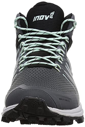 Inov-8 Women's Roclite G 345 GTX. Hiking Boot, Grey/Mint, 8