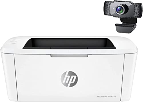HP Laserjet Pro M15 w Single-Function Wireless Monochrome Laser Printer for Office - Print Only - 19 ppm, 600 x 600 dpi, 8.5" x 11" Letter, 150-sheet Capacity, Compatible with Alexa