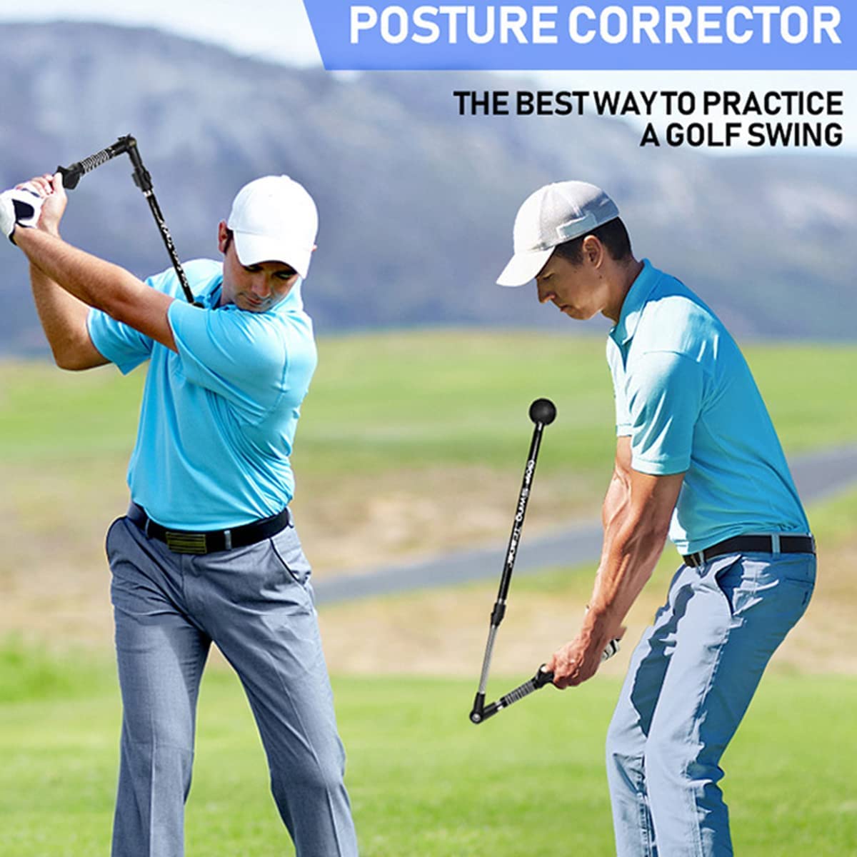 KRONDO Golf Swing Trainer, Golf Swing Master Golf Training Aid to Improve Hinge, Forearm Rotation, Shoulder Turn,Golf Swing Trainer Aid Adjustable