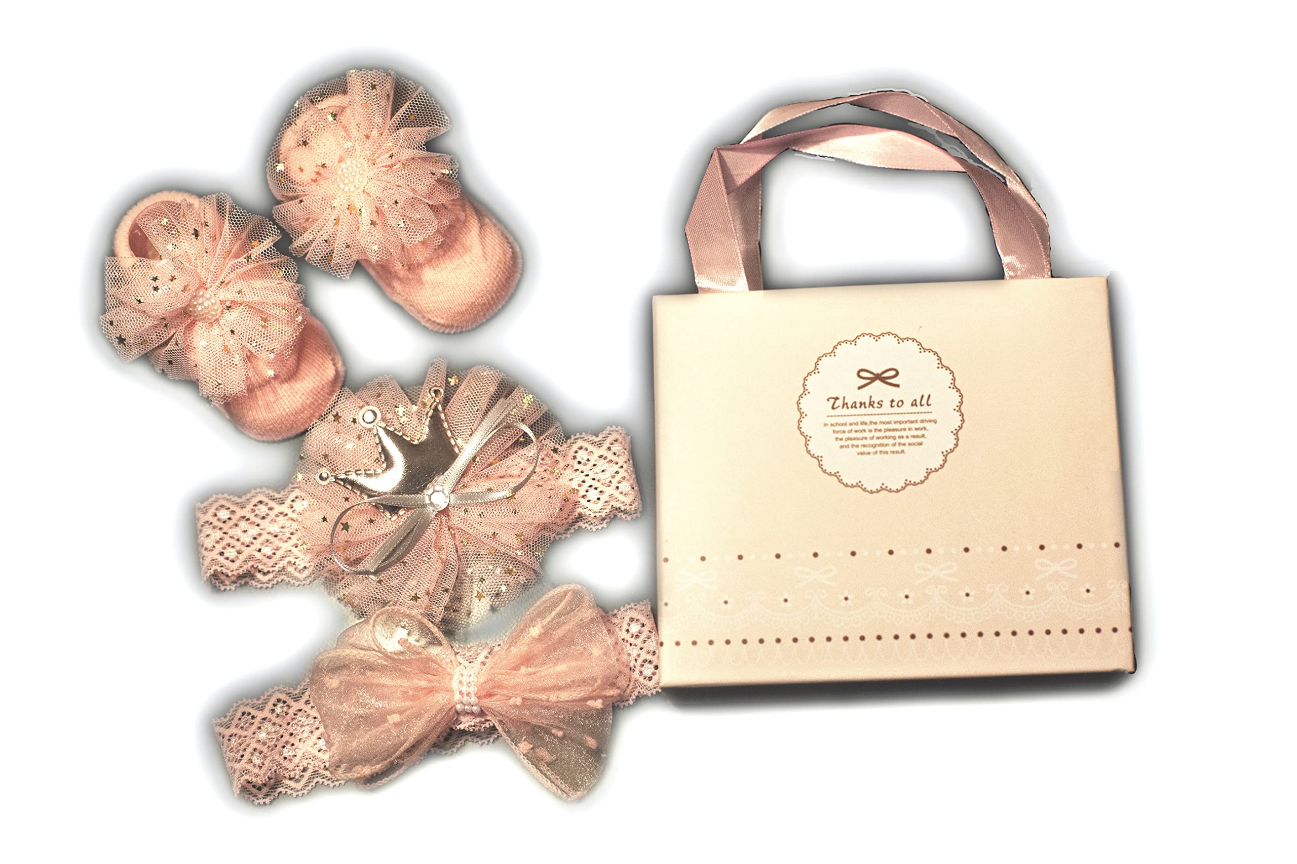 New Born Baby Girl Gift Set Kvan Baby Girl Gift Set Box in Pink.