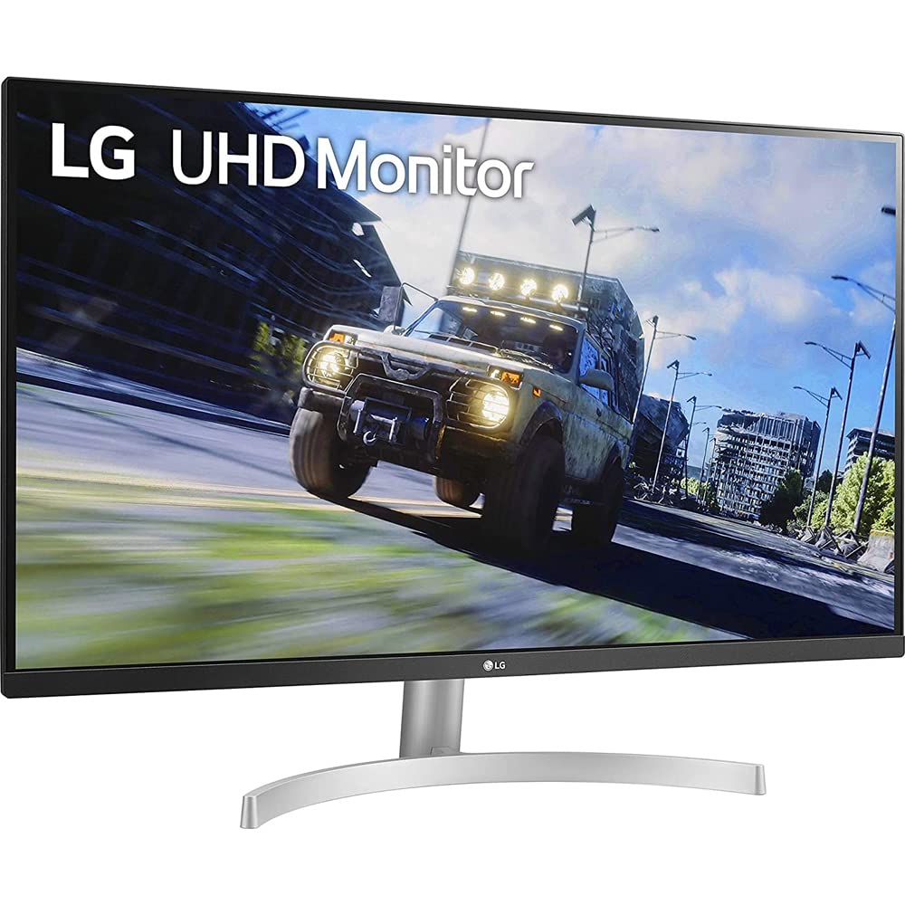 LG 32UN500-W 32" UHD 3840x2160 Ultrafine Monitor with HDR10, AMD FreeSync Bundle with Deco Gear Wired Gaming Mouse and Deco Gear Large Extended Pro Gaming Mouse Pad